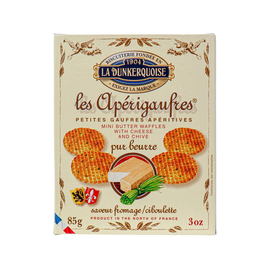 Waffles Pure Butter Cheese & Chives 85g – Big Ben Specialty Foods Australia