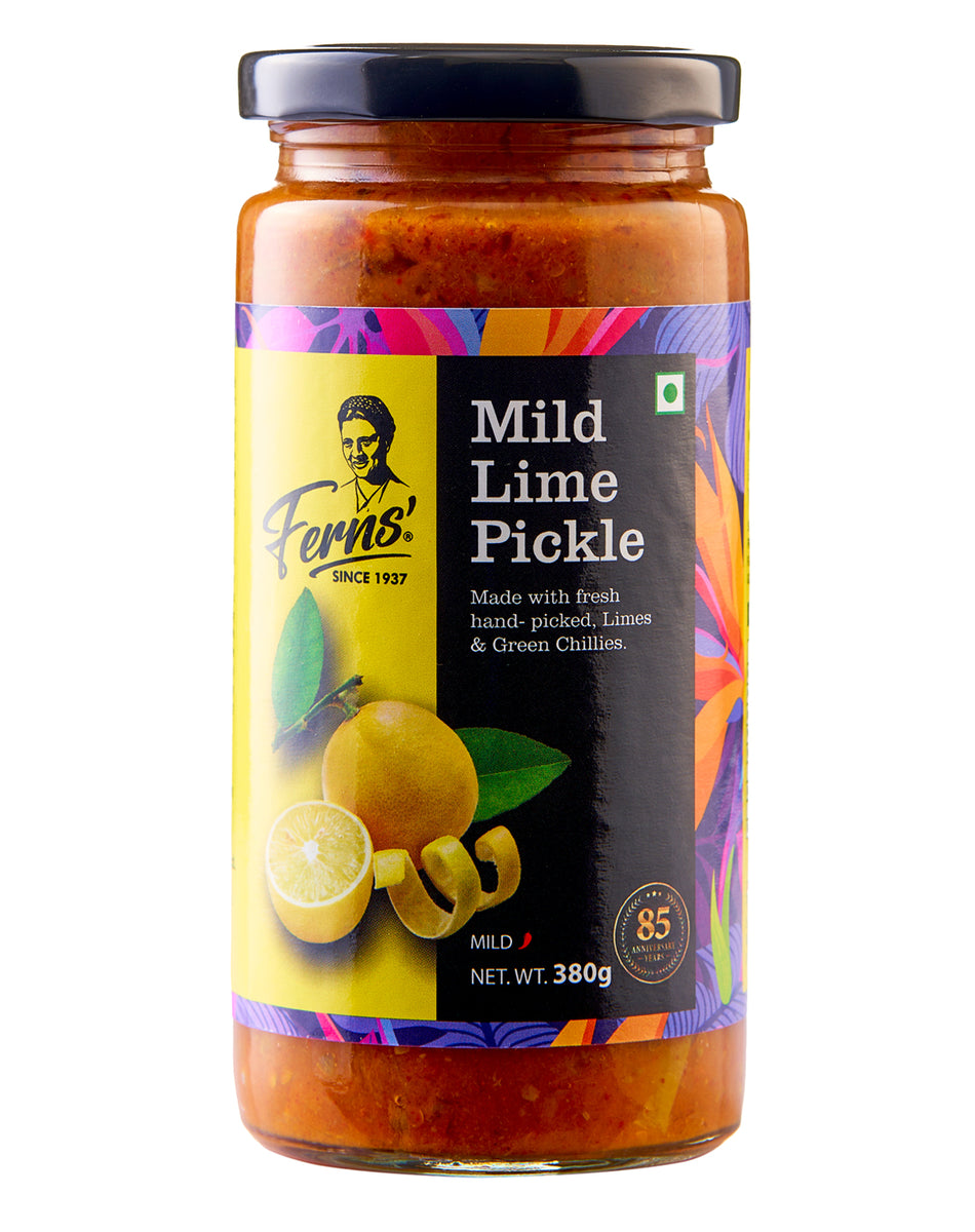 Ferns' Mild Lime Pickle 380g, (GV,V,NF) – Big Ben Specialty Foods Australia