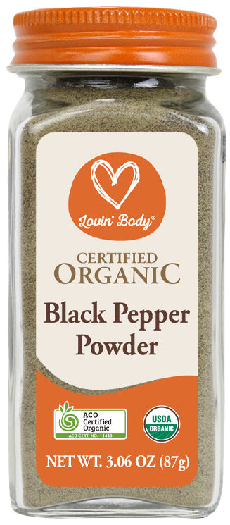 Lovin' Body Organic Black Pepper Powder 85g I Big Ben Specialty Food ...