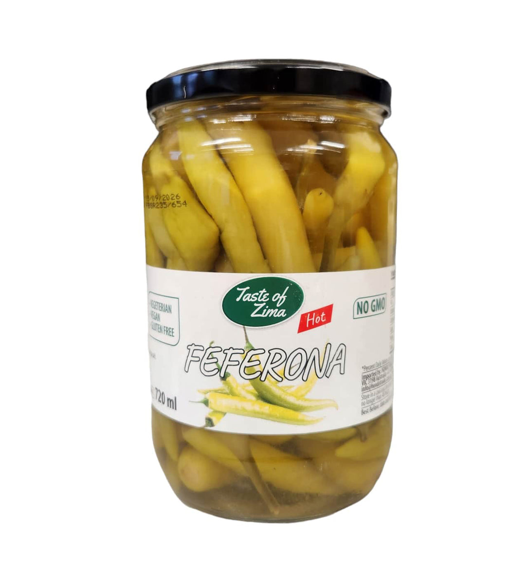 Taste Of Zima Hot Feferona 720ml – Big Ben Specialty Foods Australia