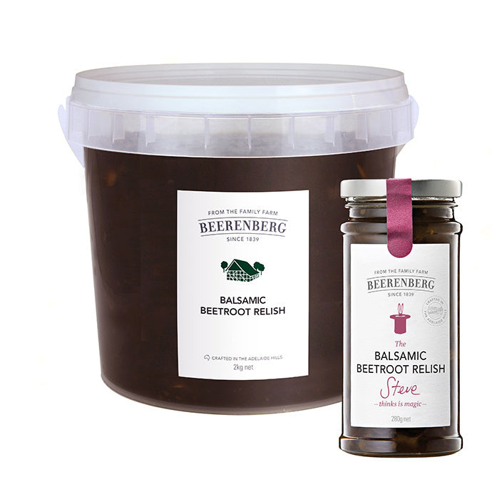 Beerenberg Balsamic Beetroot Relish 2x2kg plastic I Big Ben Specialty ...